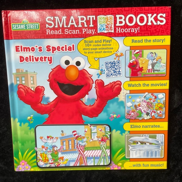 Sesame Street | Toys | Sesame Street Elmos Special Delivery Smart Book ...